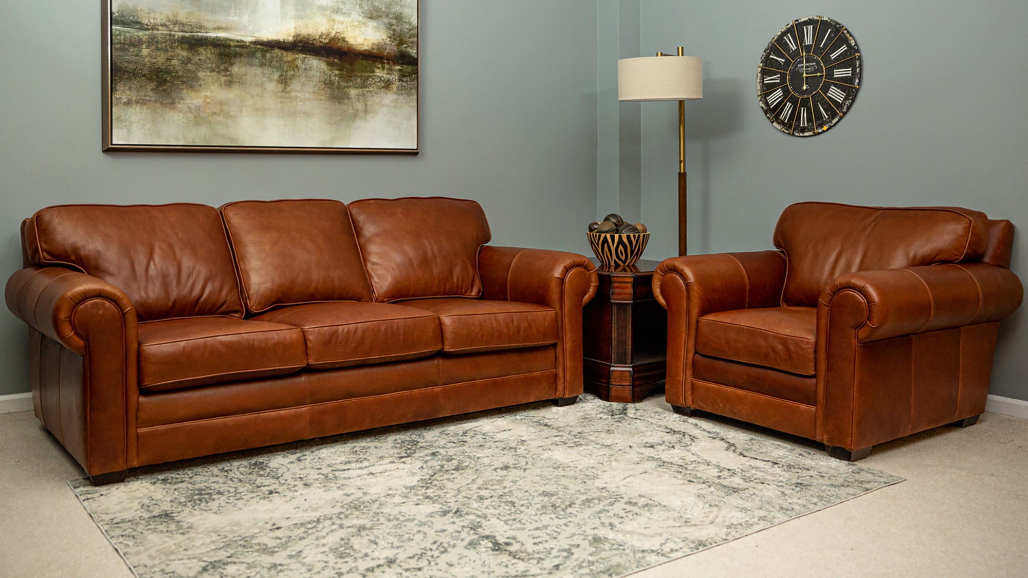 Classic leather furniture store