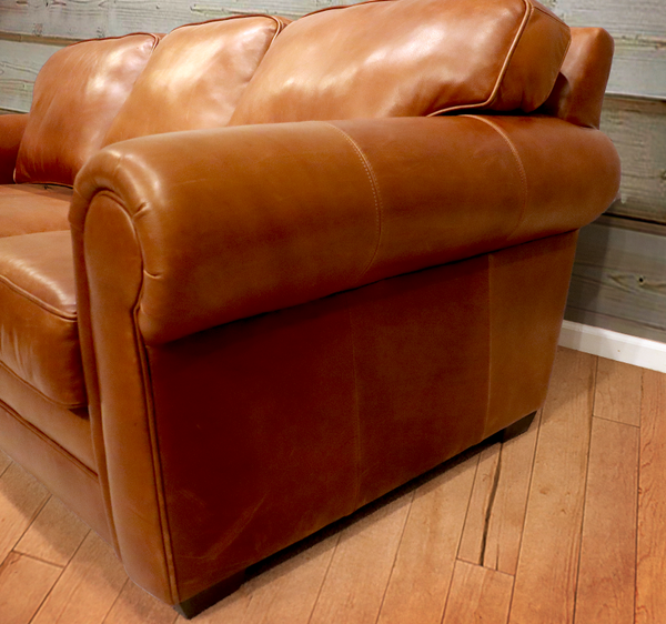 Top Grain Leather Furniture | Tanner Leather Sofa – American Classics ...